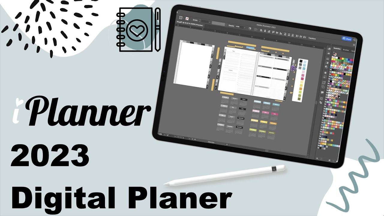 Digital Planner Behind the Scenes Designing the iPlanner - YouTube