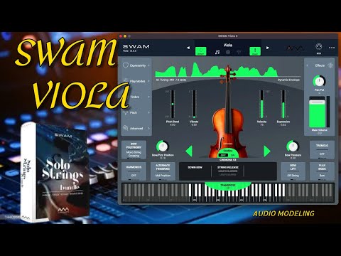 SWAM VIOLA || V3 || Realistic Viola || Audio modeling || Allenabi.