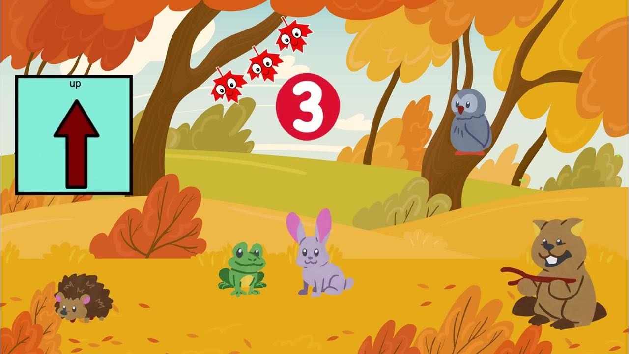 5 LITTLE LEAVES movement song with companion boom card activity! # ...
