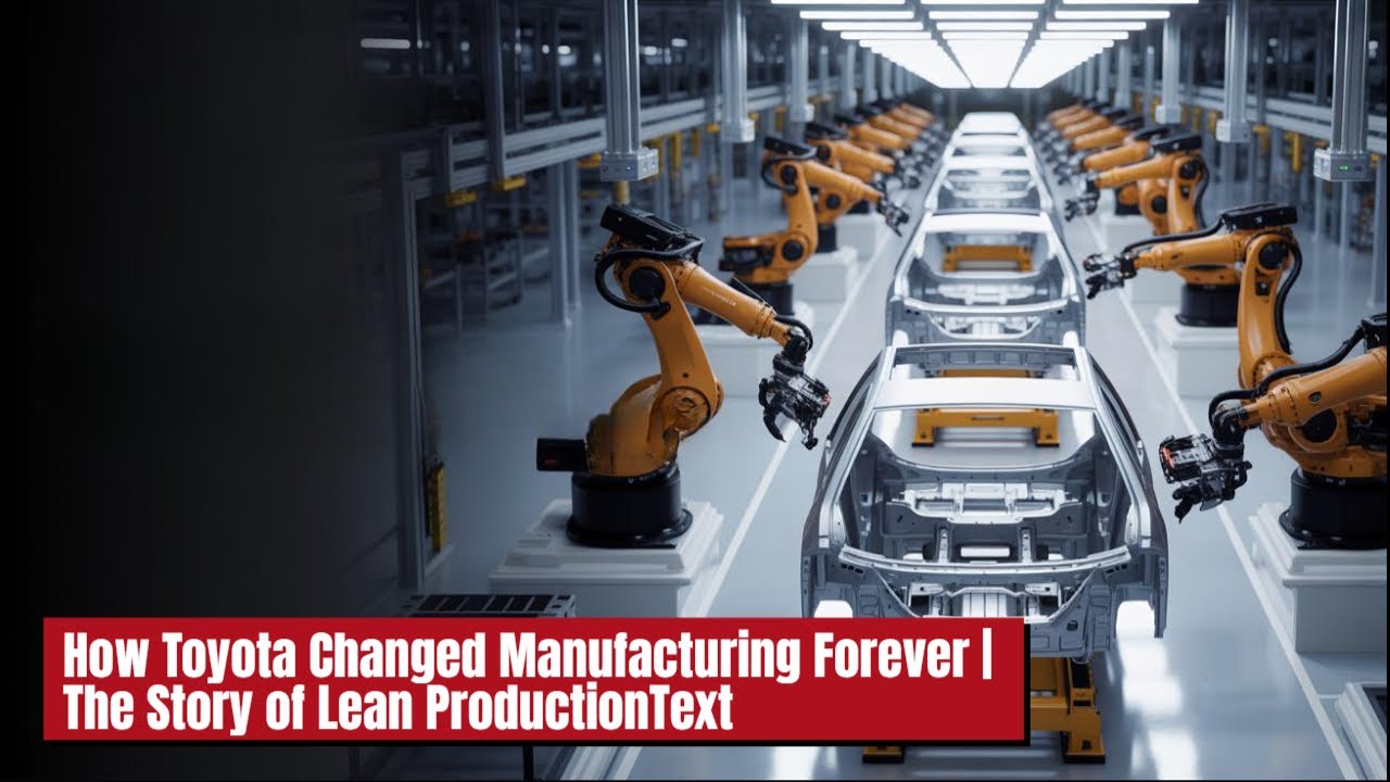 📌 How Toyota Changed Manufacturing Forever | The Story of Lean ...