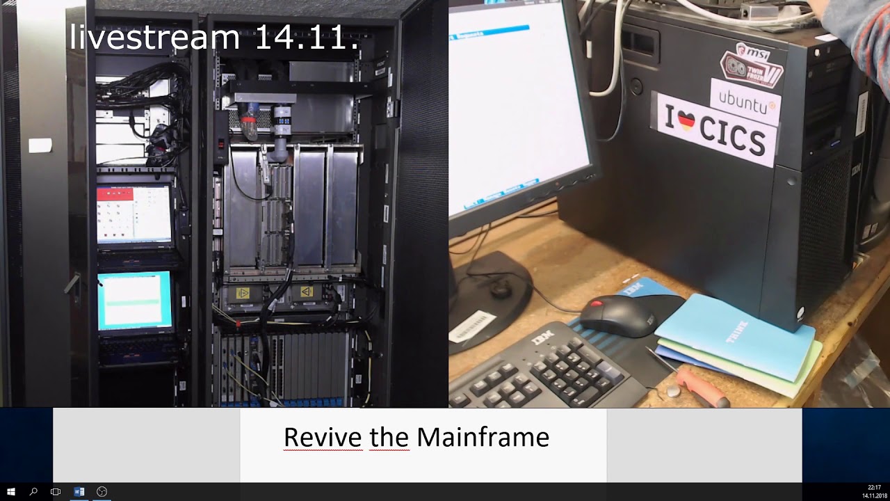 Mainframe HMC tries to call home to IBM (stream highlight) - YouTube