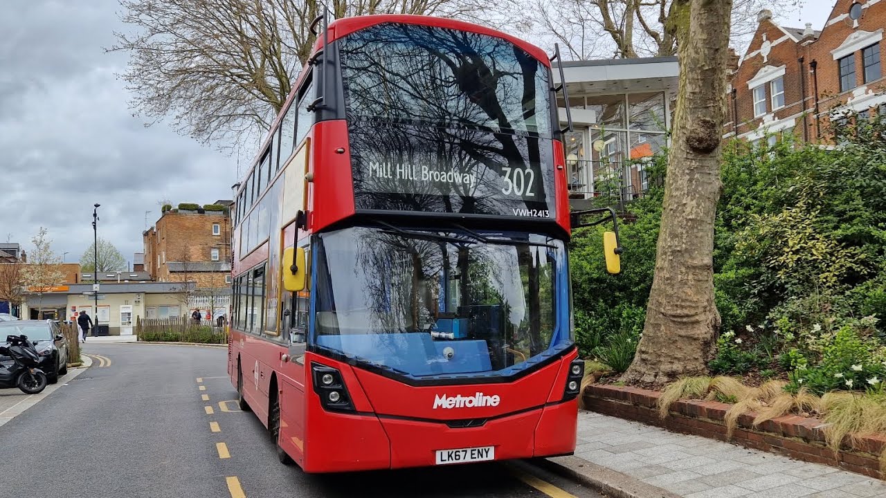FULL JOURNEY | LONDON BUS 302 KENSAL RISE - MILL HILL BROADWAY (LK67ENY ...