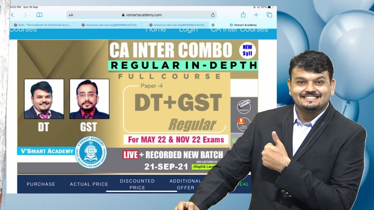 Tax Live Stream and details of PD & GD Starting from 21st Sep - YouTube