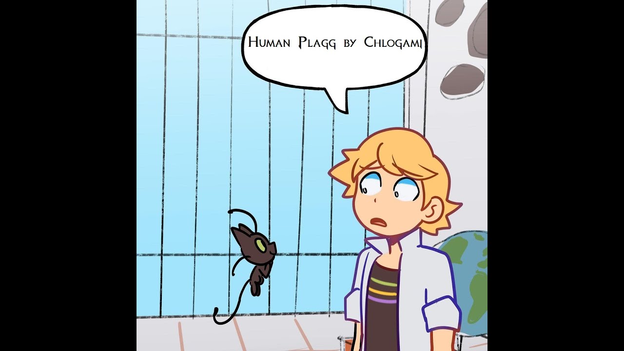 Human Plagg by Chlogami (Miraculous Ladybug Comic Dubs) - YouTube