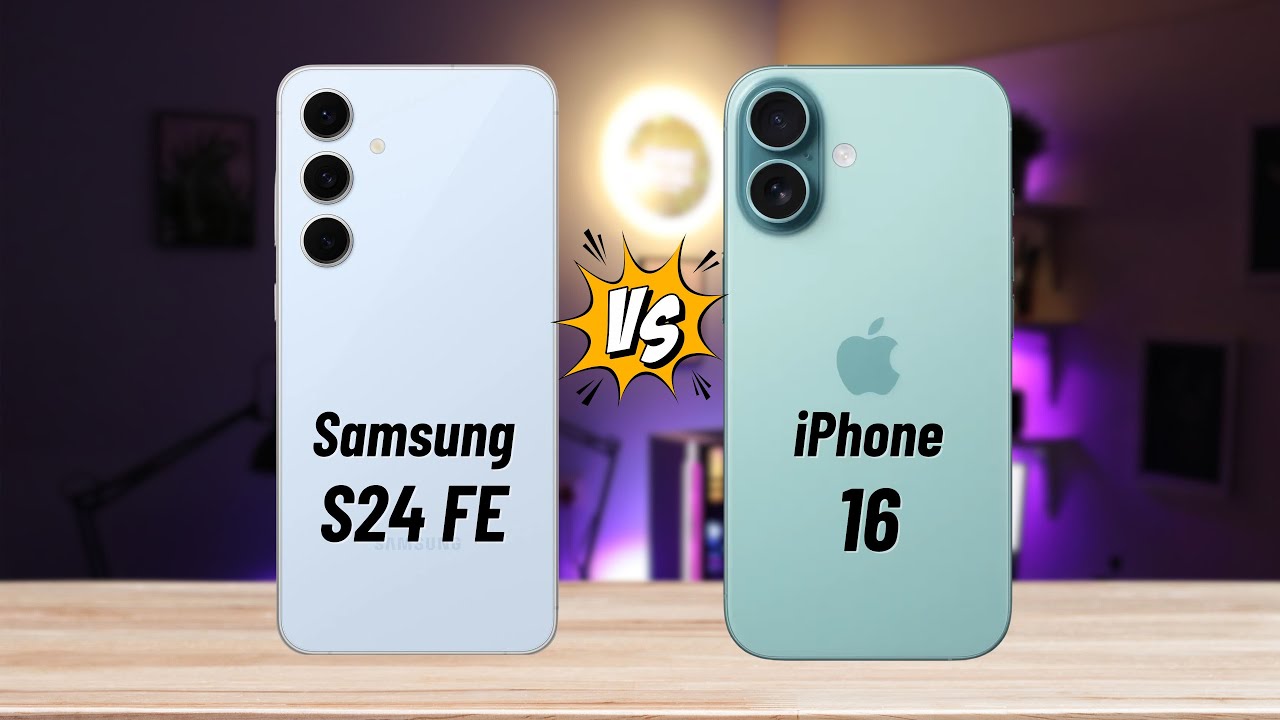 Samsung S24 FE vs iPhone 16 | Comparison - YouTube