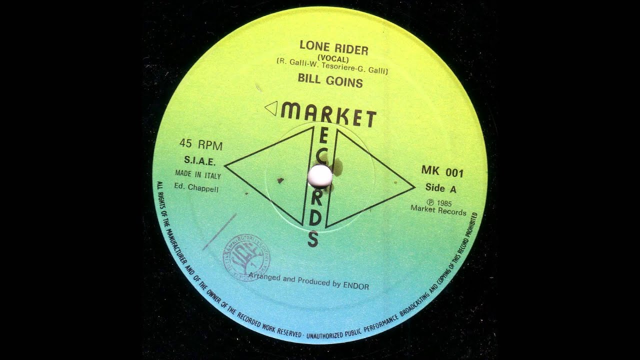 Bill Goins - Lone Rider (Italo Disco 1985) - YouTube