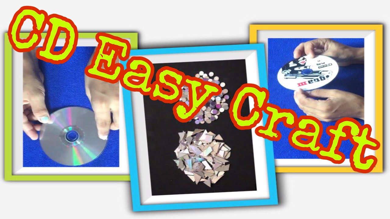 CD Easy Craft For HOME Decoration/ Quickly Attractive To Children ...