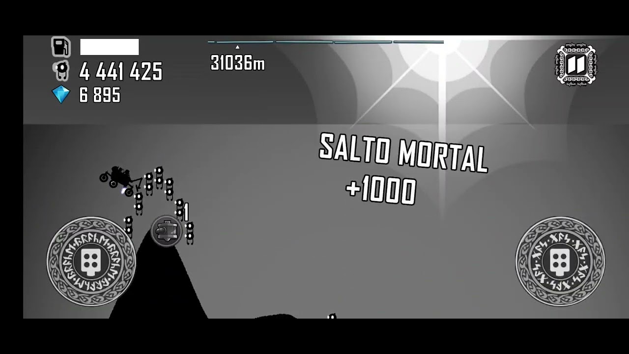 hill climb racing ragnarok moonlander 32671m - YouTube