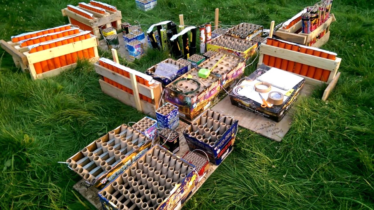 July 4th 2015 fireworks setup - YouTube