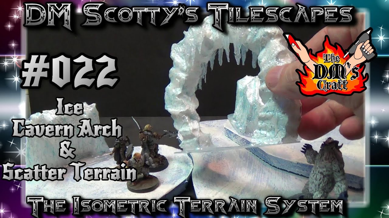 Ice Cavern Arch & Ice Scatter Terrain for Your Tabletop Games (DM ...