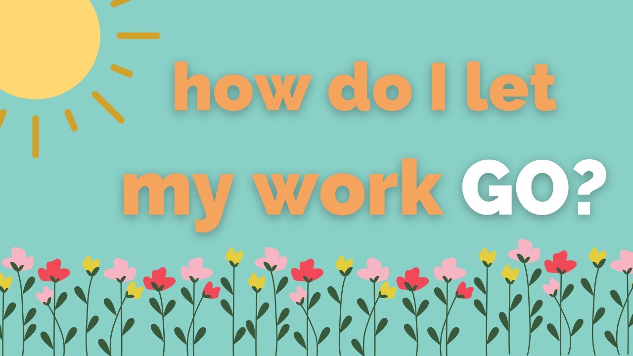 How do you "let go of your work" in acting? - YouTube