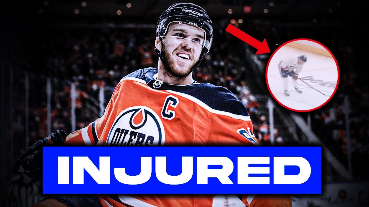 The Oilers Could Be in SERIOUS Trouble...McDavid Injured. - YouTube