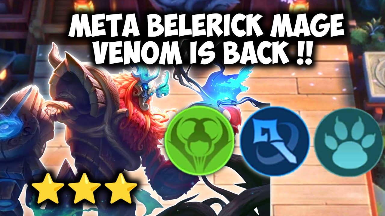 META BELERICK MAGE VENOM IS BACK!! COMBO 6 VENOM 4 MAGE 3 GUARDIAN ...