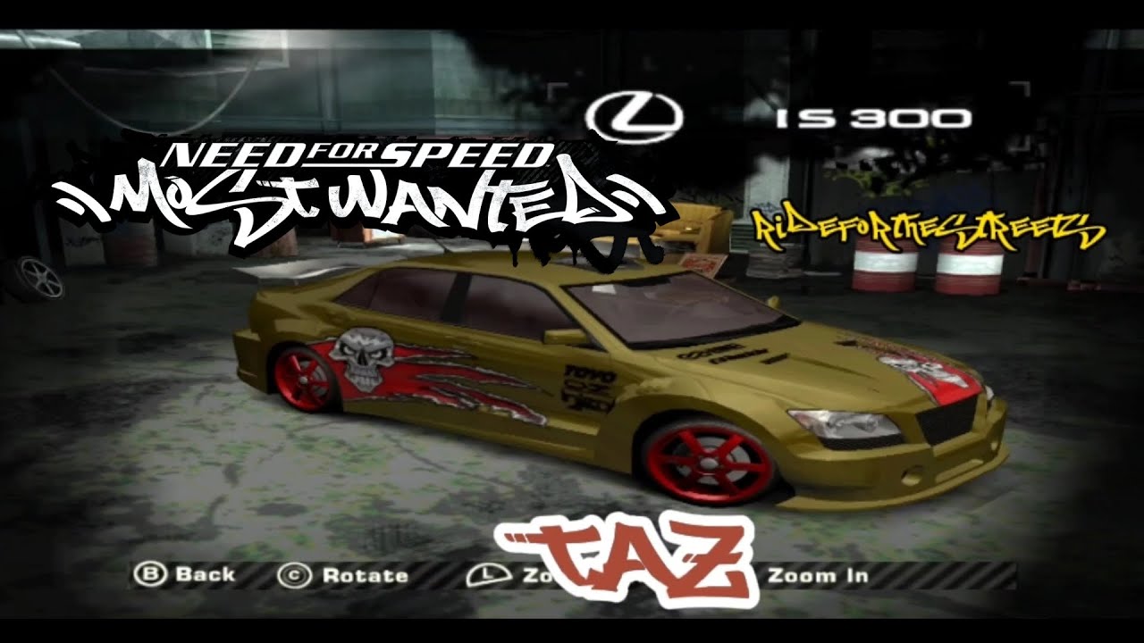 Need For Speed Most Wanted | Race + Pursuit Blacklist #14 Taz - Lexus ...