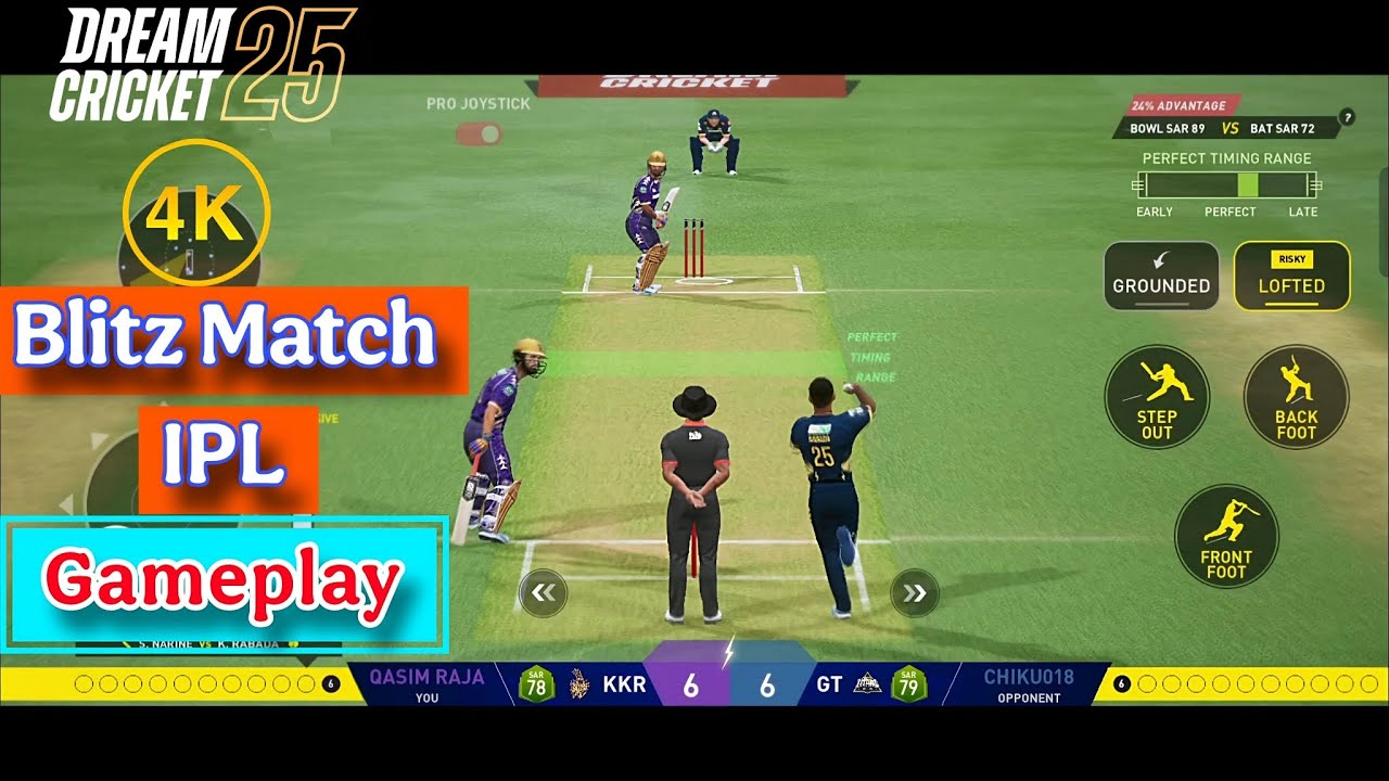 Playing IPL matches in Dream Cricket 25 game - YouTube