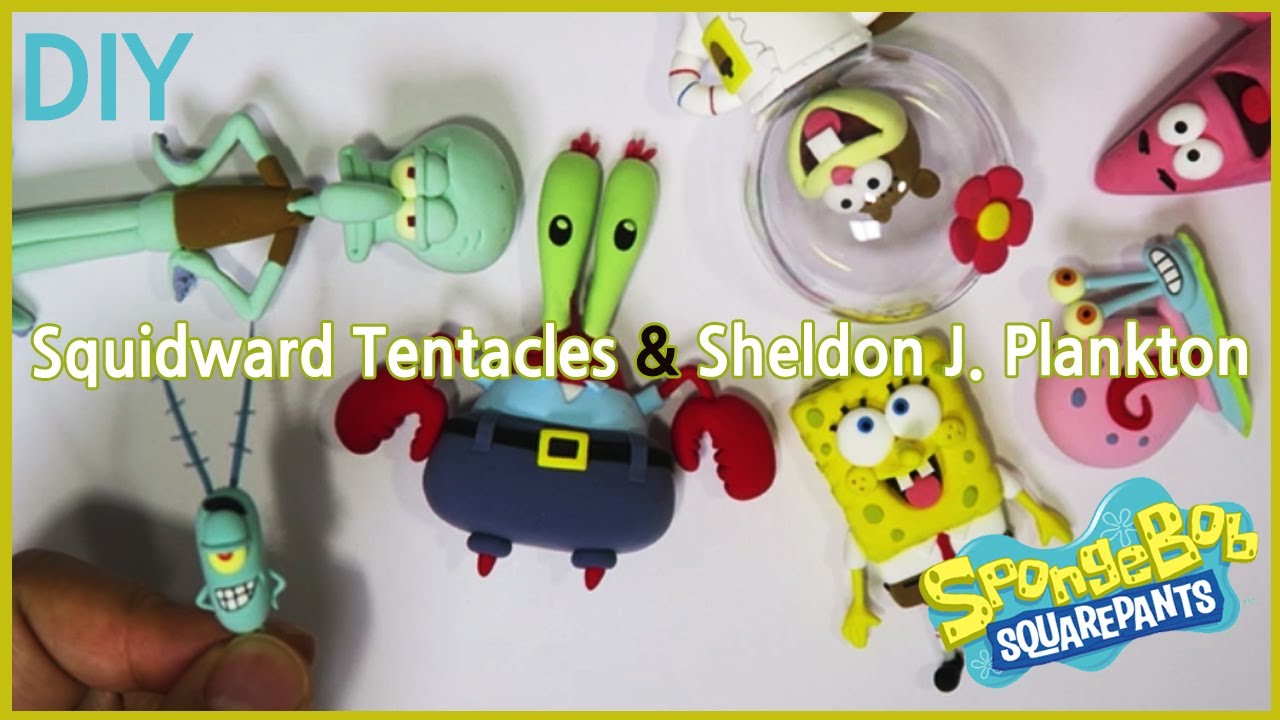 Making Squidward Tentacles & Sheldon J. Plankton(SpongeBob Squarepants ...