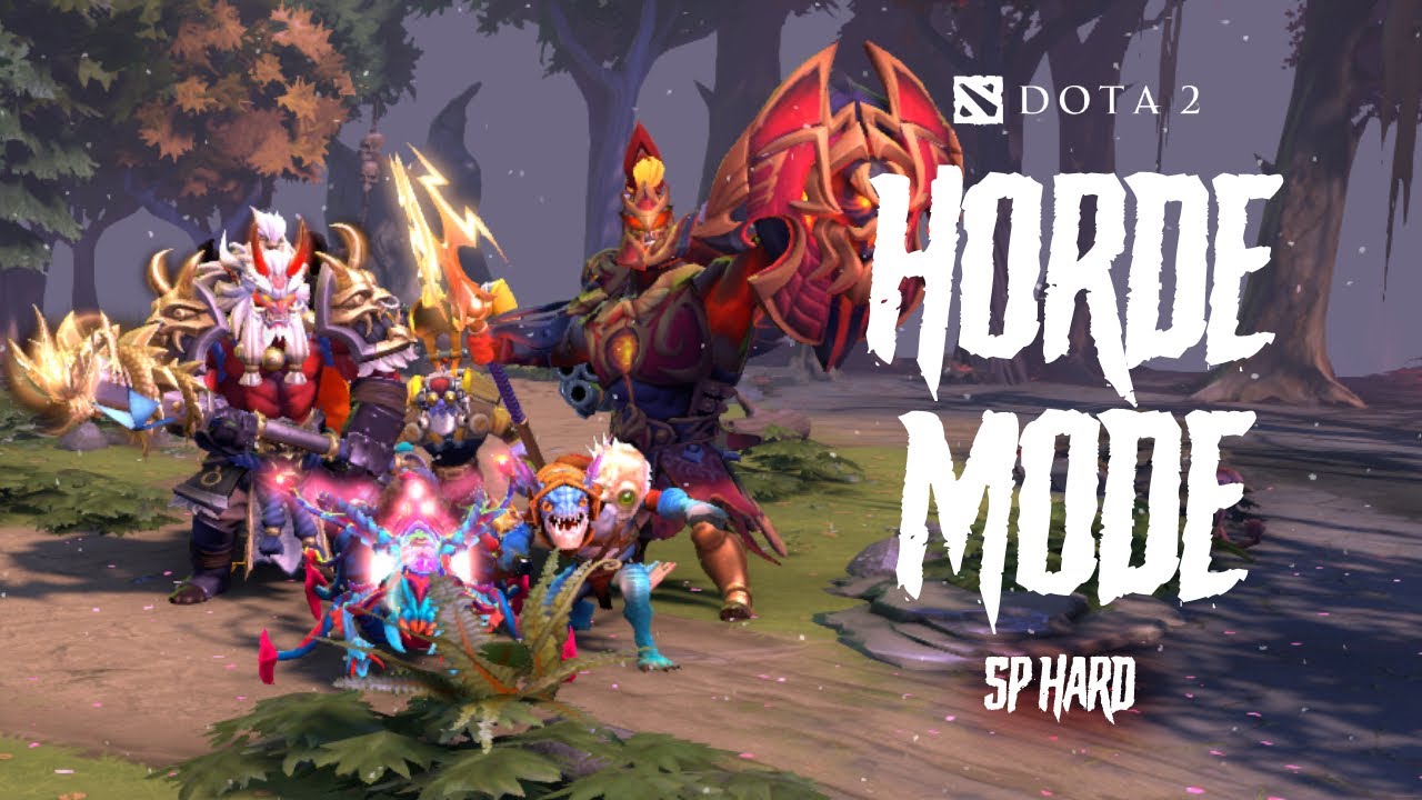 Dota 2 Horde Mode | 5p Hard | Weaver - YouTube