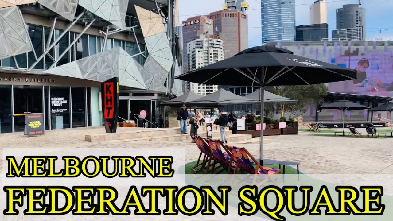 FEDERATION SQUARE MELBOURNE AUSTRALIA WALKING TOUR - YouTube
