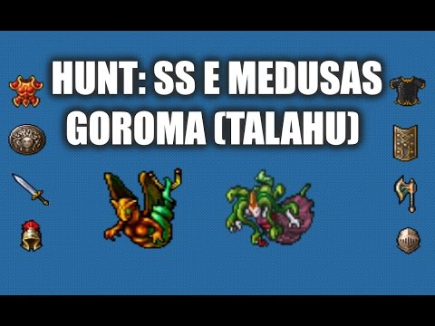TIBIA - HUNT SS E MEDUSA l GOROMA (TALAHU) [MAGES 150+] - YouTube