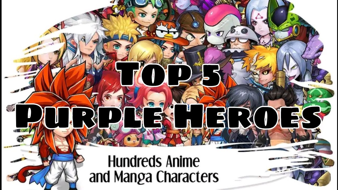 Manga Clash | Top 5 Purple Heroes - YouTube