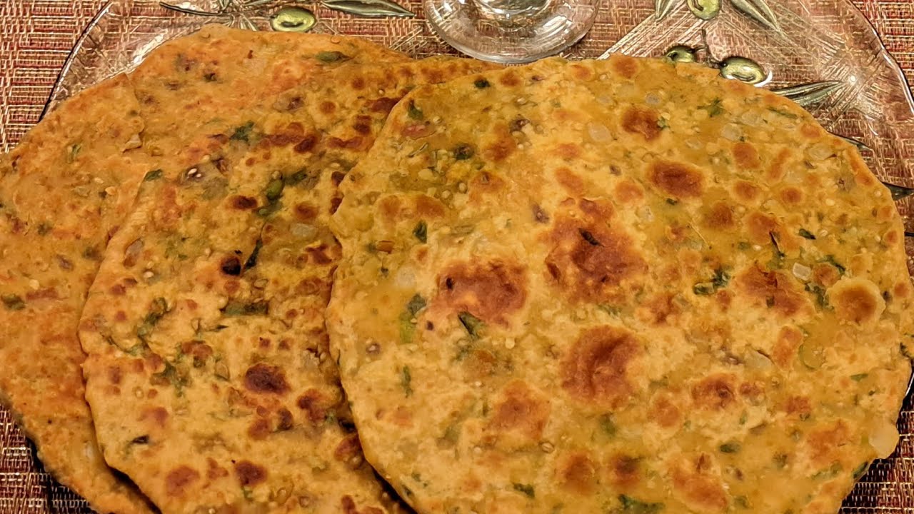Mazaydar Besani Roti ( Punjabi Missi Roti ) Recipe~ Zaib Kitchen - YouTube