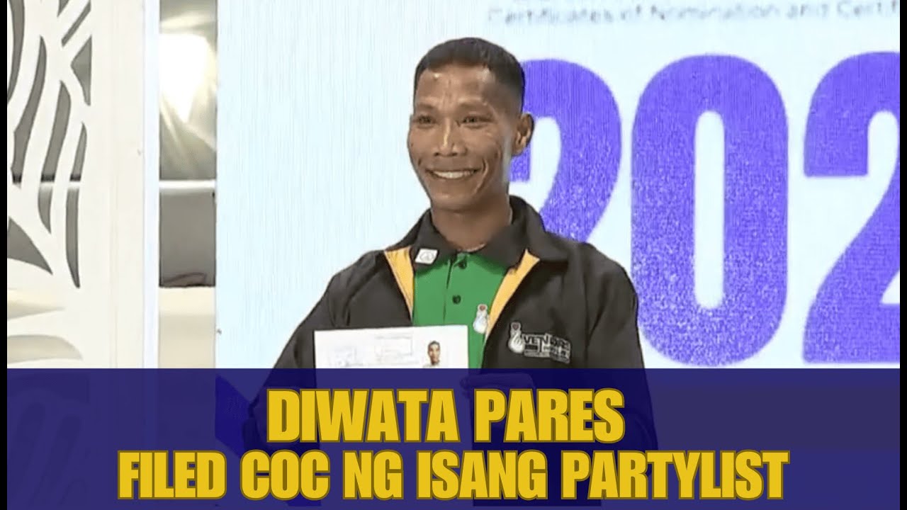 Diwata Pares Press Interview in Manila Hotel After Filing of COC of a ...