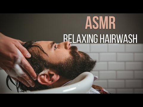 💈ASMR BARBER - ASMR Relaxing Hair Wash and Scalp Massage Experience