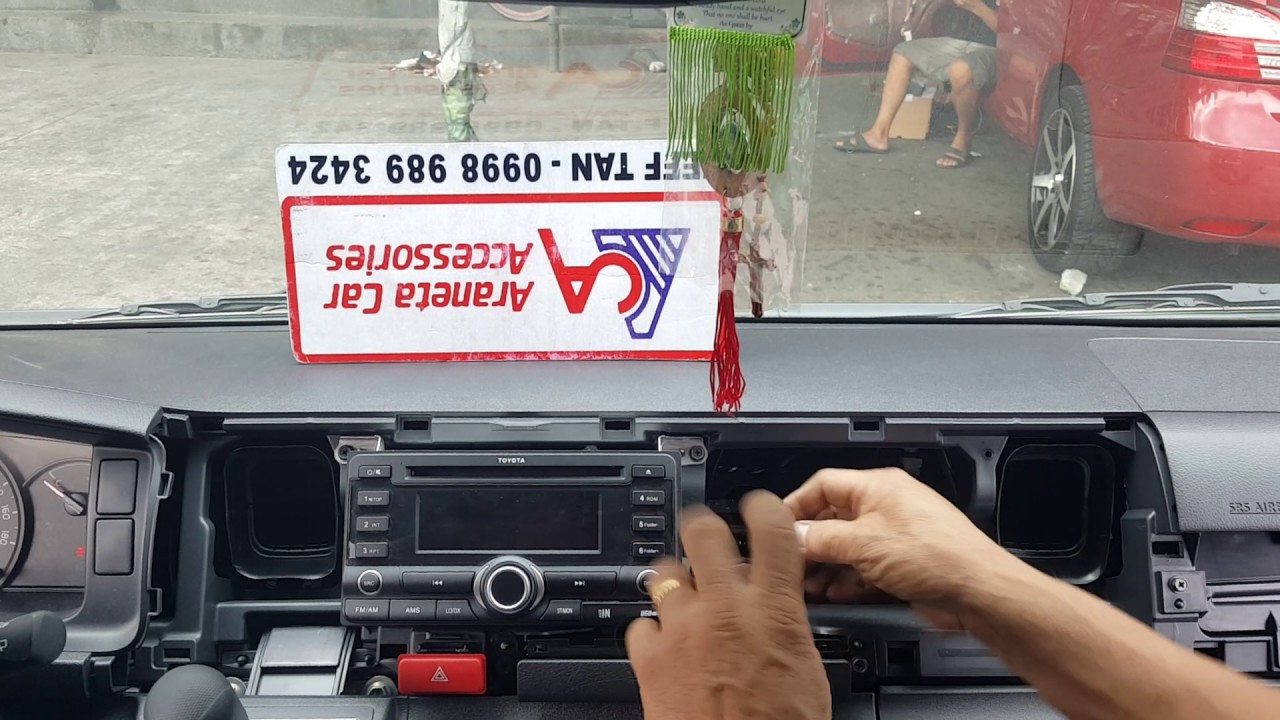 Aca / toyota hiace 2016 / stereo panel removal - YouTube