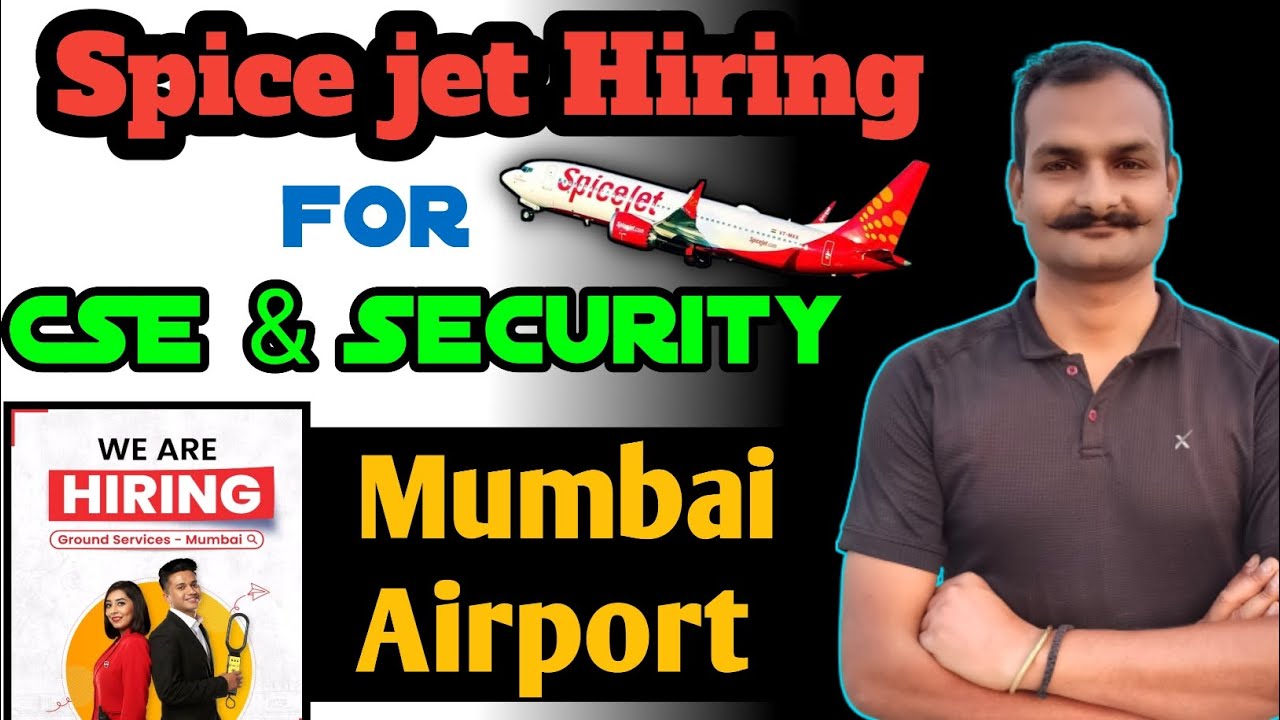 🛫 spicejet ground staff interview | spicejet hiring at Mumbai airport ️ ...