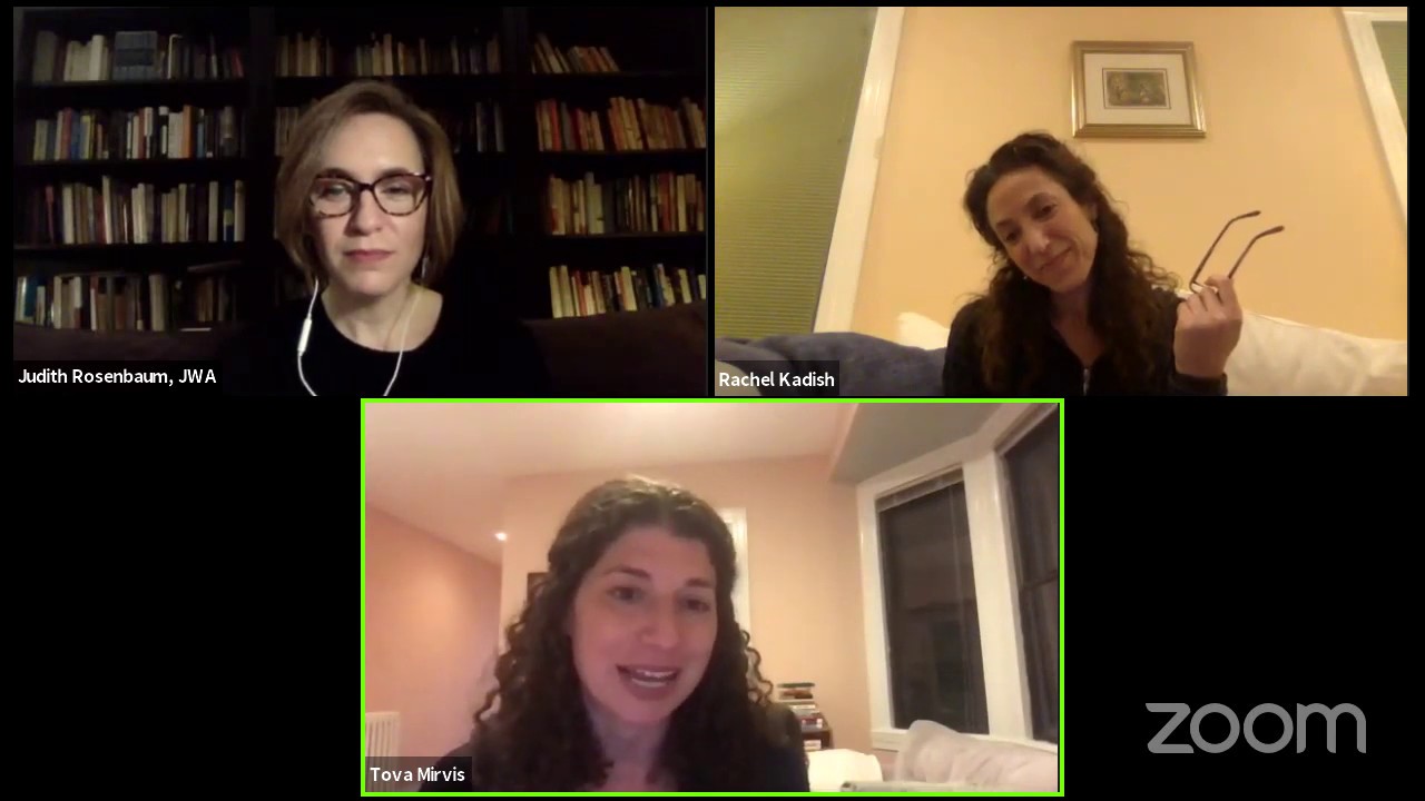 Quarantine Book Club, presented by JWA and JewishLIVE, featuring Rachel ...