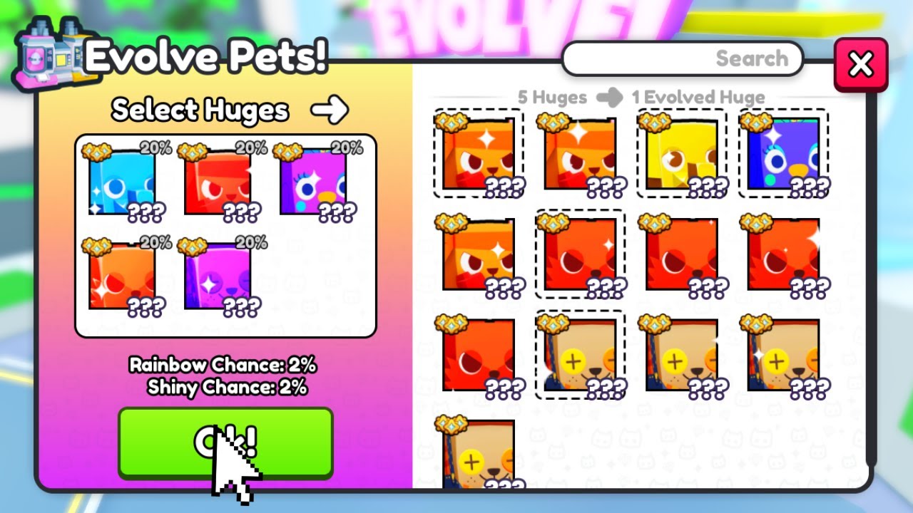 I GOT My First Evolved Huge in Pet Simulator 99! - YouTube