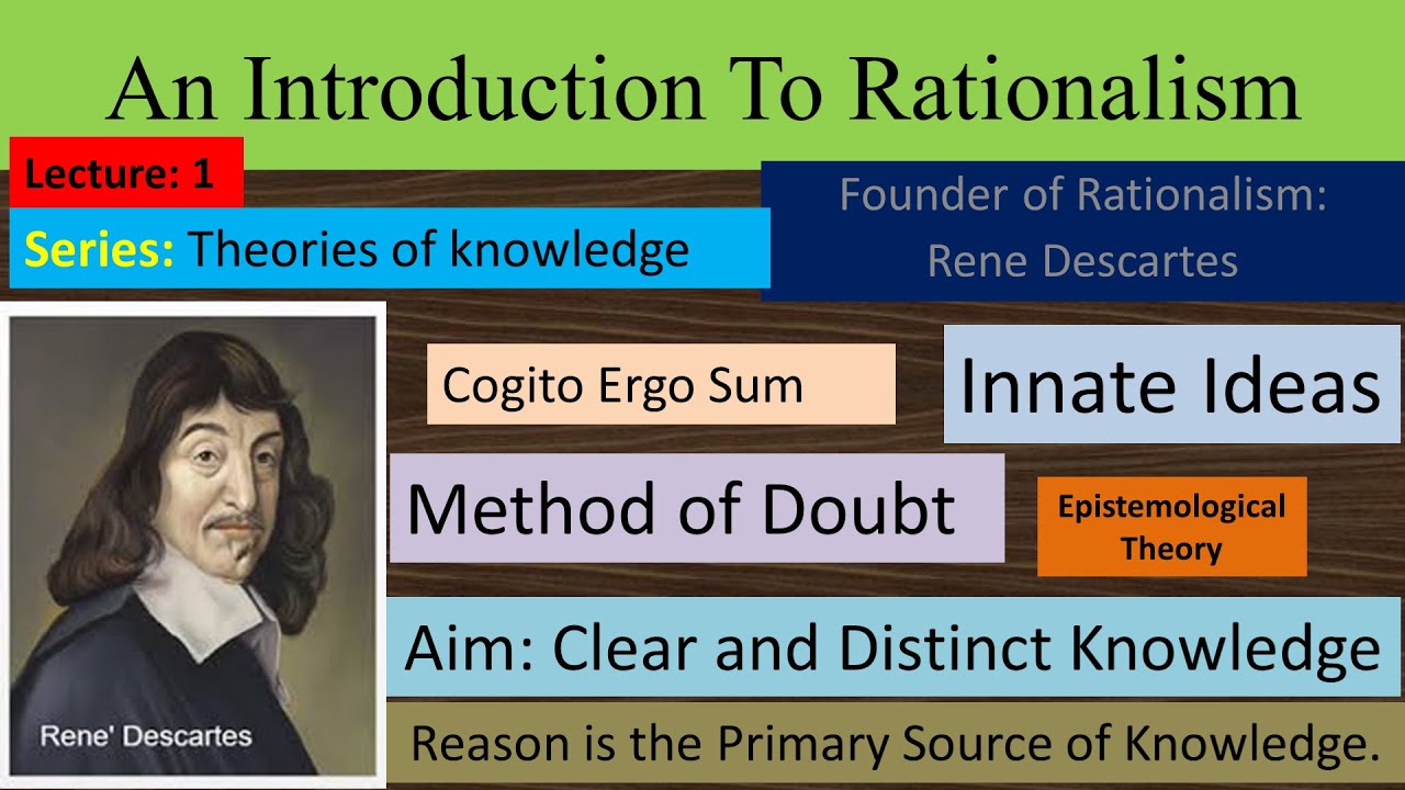 An Introduction to Rationalism | Innate Ideas | Method of Doubt | Philosophy Simplified - YouTube