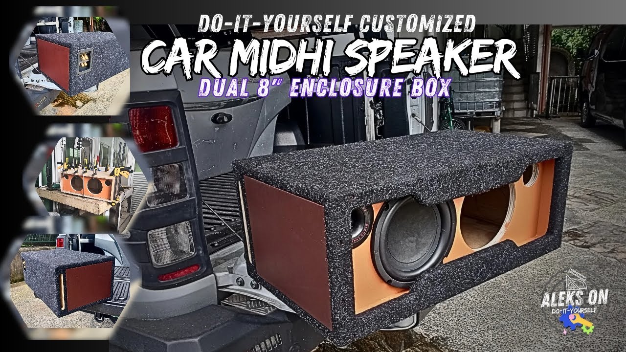 DIY customized MID vocal with HI Tweeter Car or Home Enclosure Speaker ...