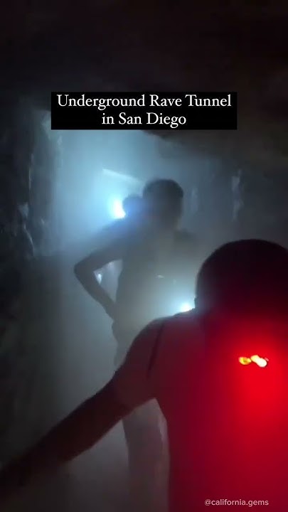 EVENT: Hidden underground spooky rave tunnel in San Diego?! | 📍Sunset Cliffs Blvd #daygoworld🌍 ...