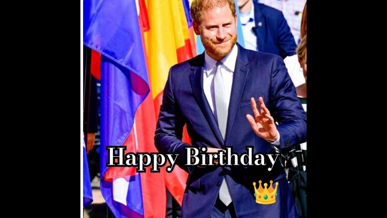 Happy birthday Prince Harry 👑🎂🎂 - YouTube