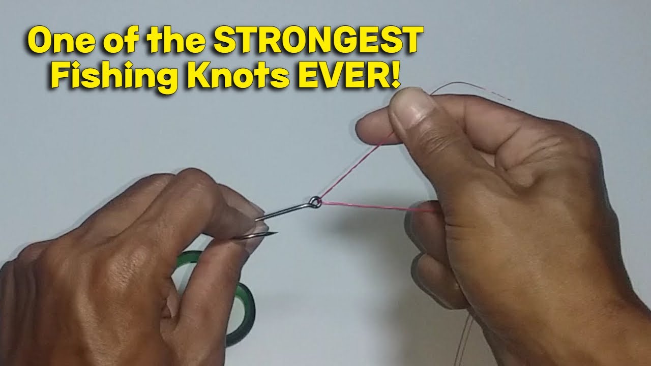 Strong easy fishing knot - YouTube
