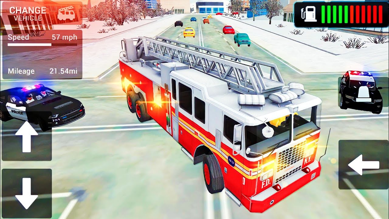 Fire Truck Rescue Simulator - Ultimate Fire Truck Driver - Android ...