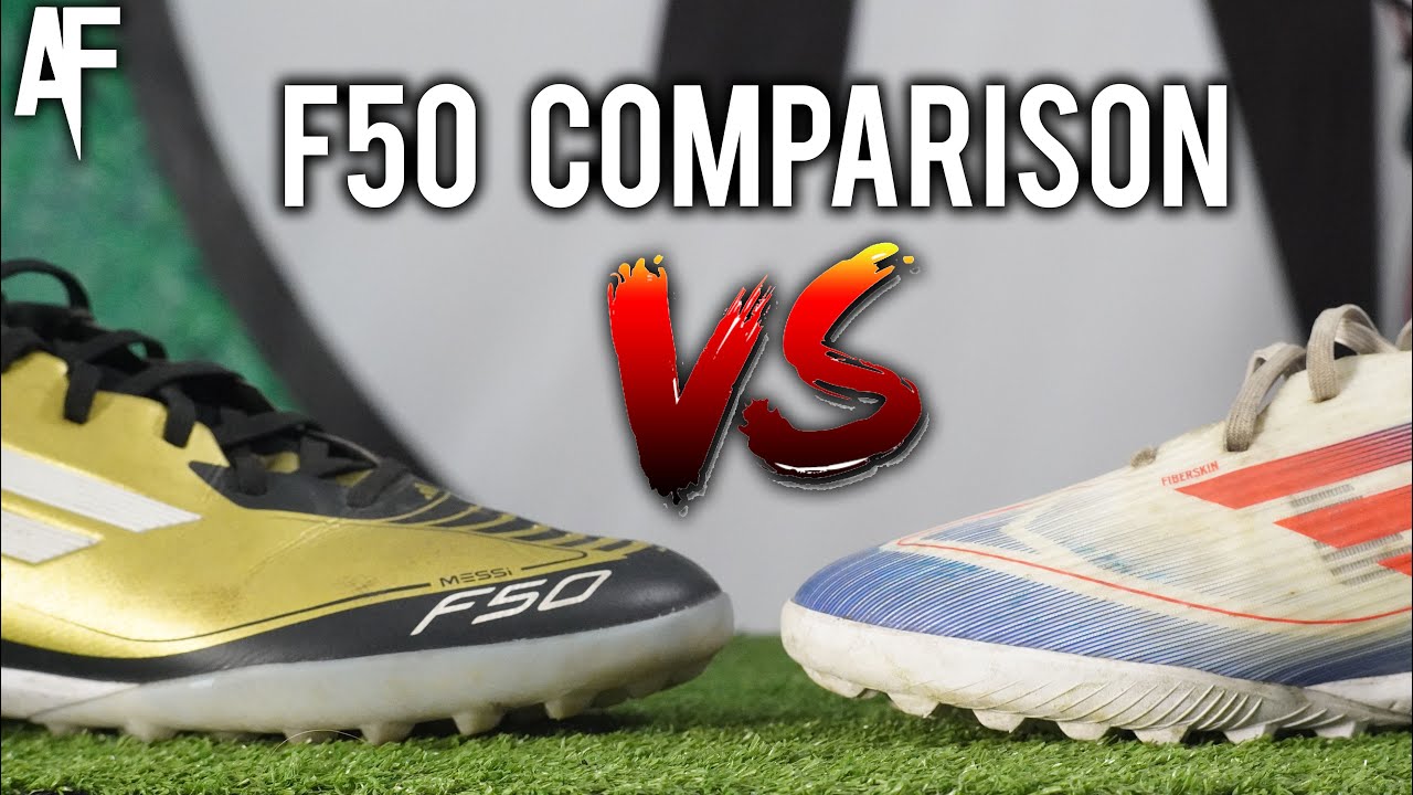 MESSI F50 VS NORMAL F50 | REVIEW AND COMPARISON | AMOR AL FUTBOL - YouTube