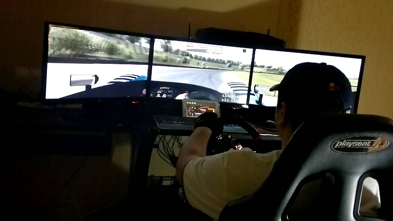 Teste 3 Triple Screen - 3 x Monitor LG 23´´ LED IPS IPS234V iracing ...
