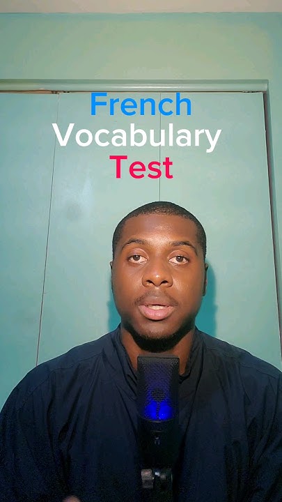 Can YOU Pass This French Vocabulary Test??? #french #learnfrench - YouTube
