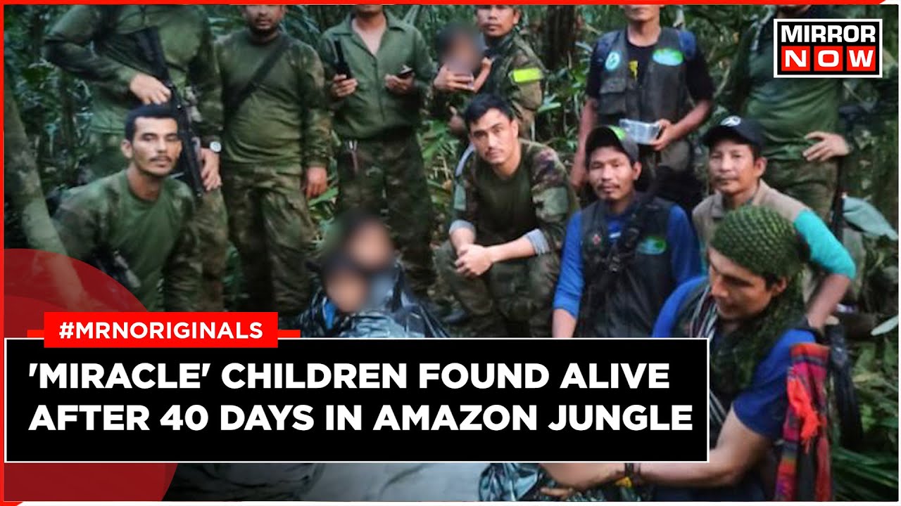 Colombia | 40 Days After Plane Crash, 4 Children Found Alive In Amazon Jungle | World News ...