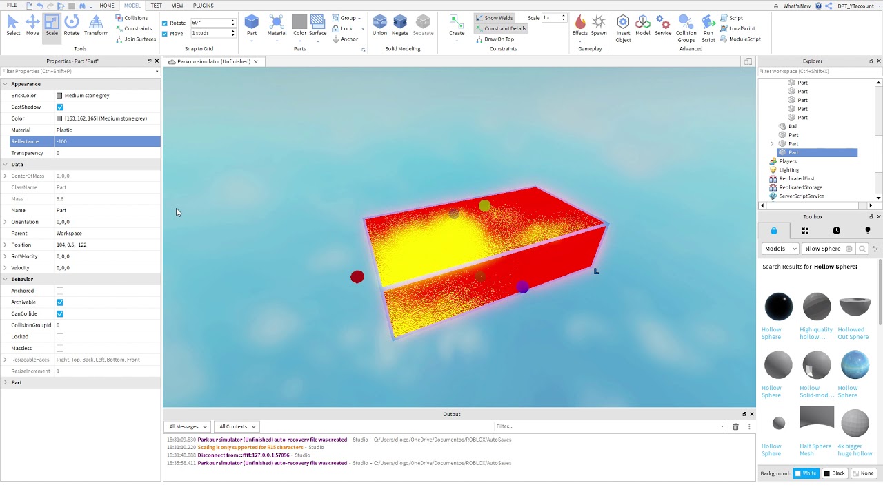 A secret about ROBLOX Studio reflectance - YouTube