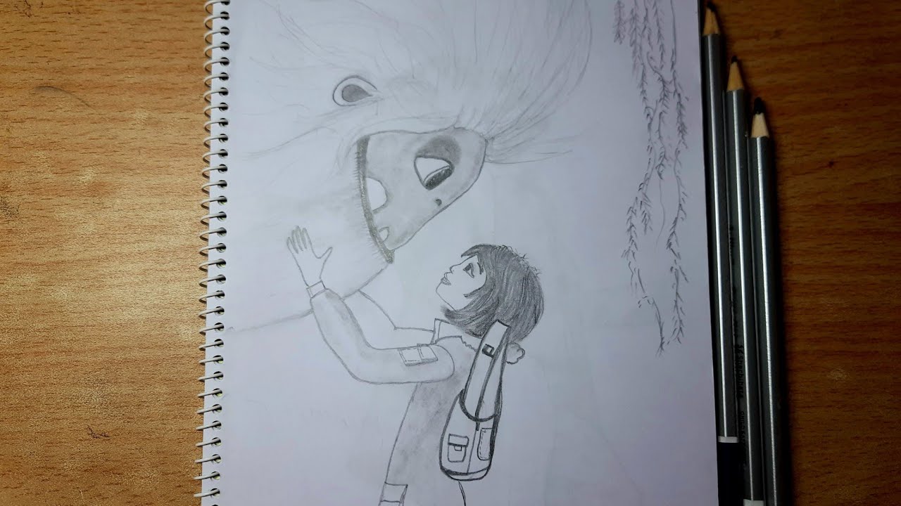 How To Draw Everest And Yi | Abominables Yeti And Yi Sketch - YouTube