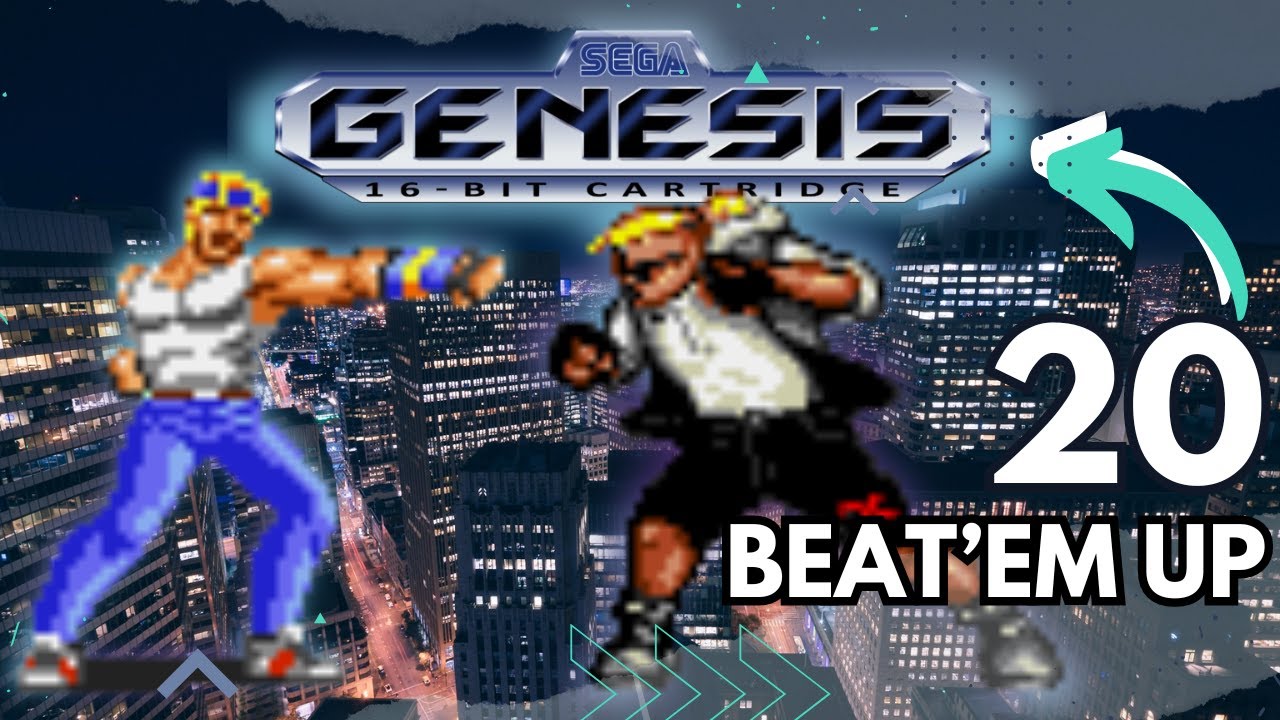 20 🤜🏼 Beat'em up 🤛🏼 games for Sega GENESIS | it's me AGAINST the ...