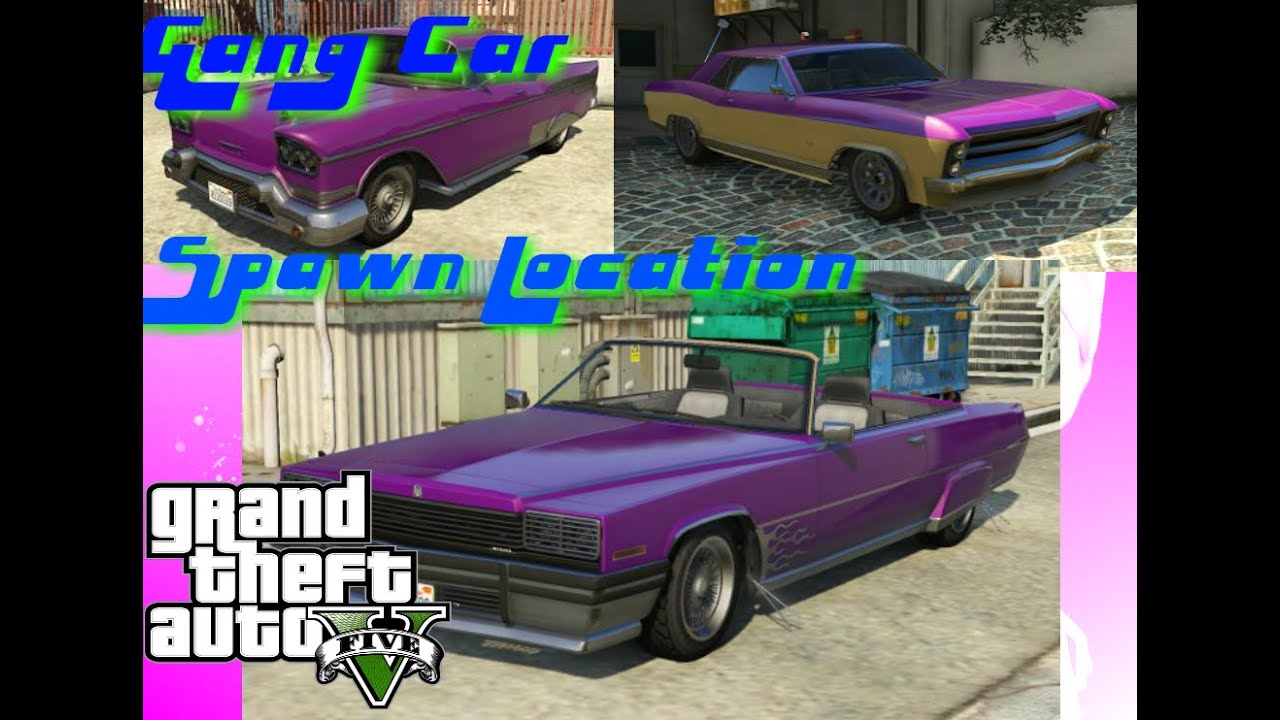 GTA 5 Online Gang Car Spawn Location [Deutsch] [I Play Ps4] - YouTube