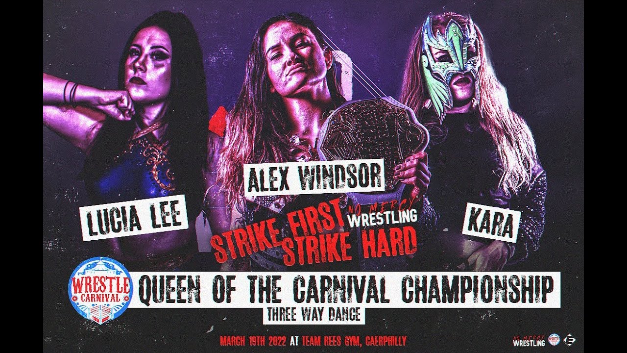 [Free Match] Alex Windsor (C) vs Lucia Lee vs Kara (Women's Wrestling ...
