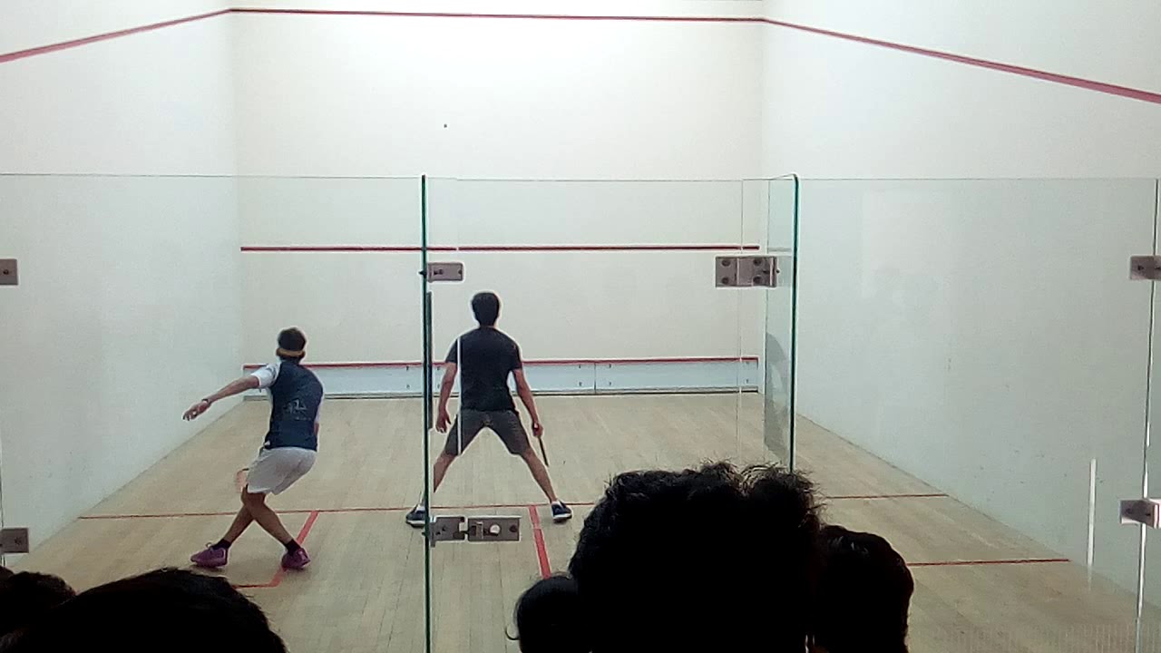 Squash match in BHU - YouTube
