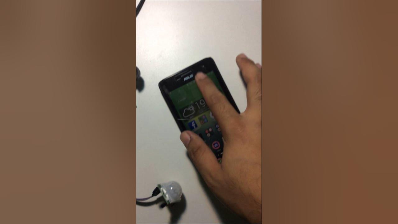 IOIO Android Project PIR Motion Sensor Detector - YouTube