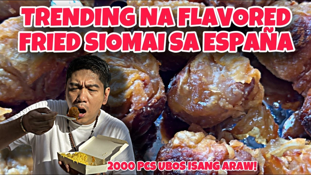 TRENDING FLAVORED SIOMAI TURMERIC RICE SA ESPANYA | MANILA STREET FOOD ...
