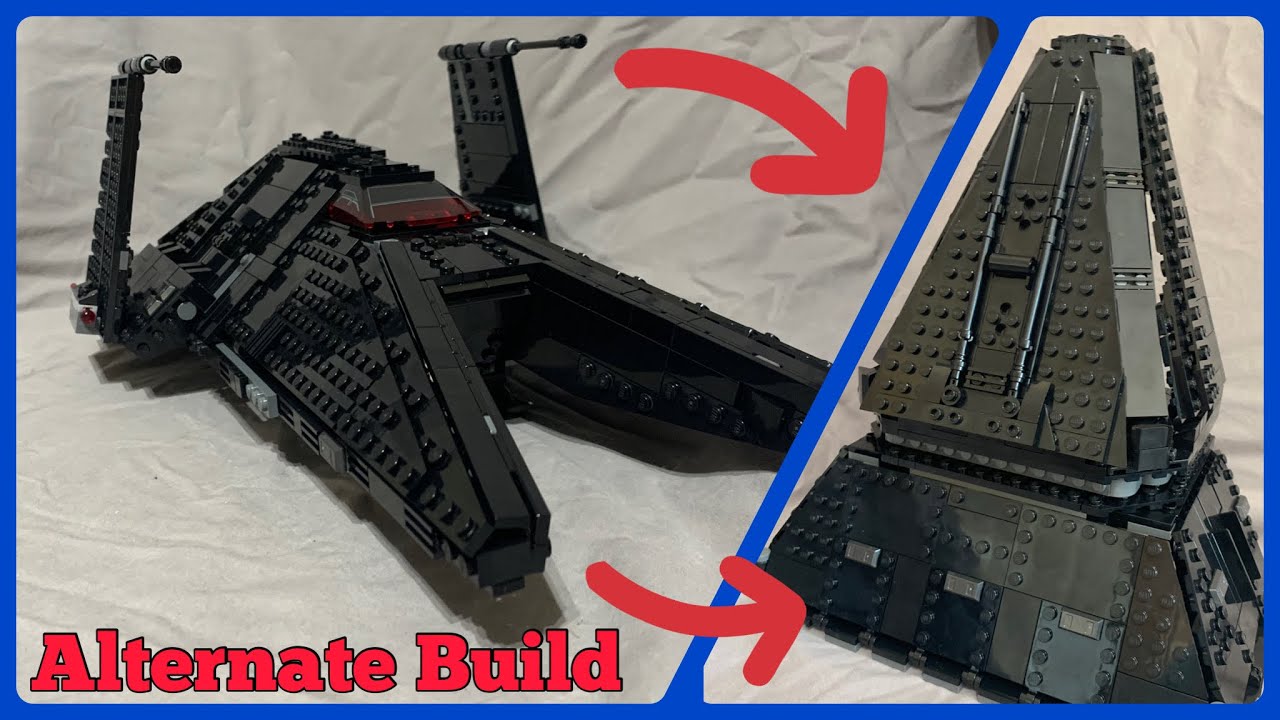 Lego Star Wars Inquisitor Transport Scythe Alternate build! 75336 - YouTube
